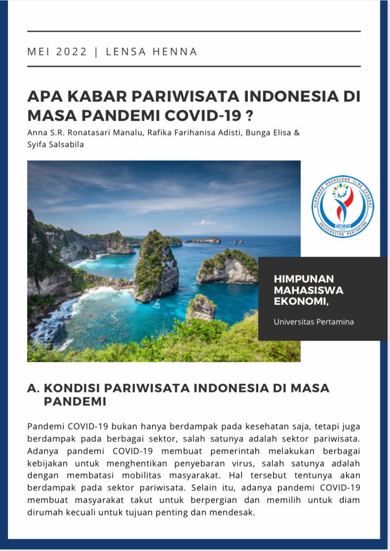 Apa Kabar Pariwisata Indonesia di Mass Pandemi Covid-19